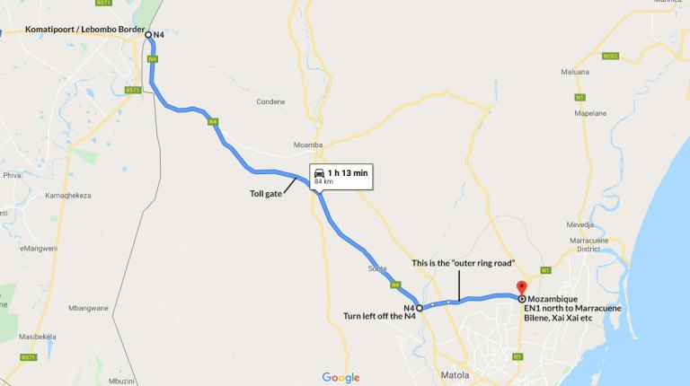 Tips for travelling between Lebombo Border post and the Save River on ...